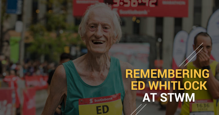 Remembering Ed Whitlock at Scotiabank Toronto Waterfront Marathon ...