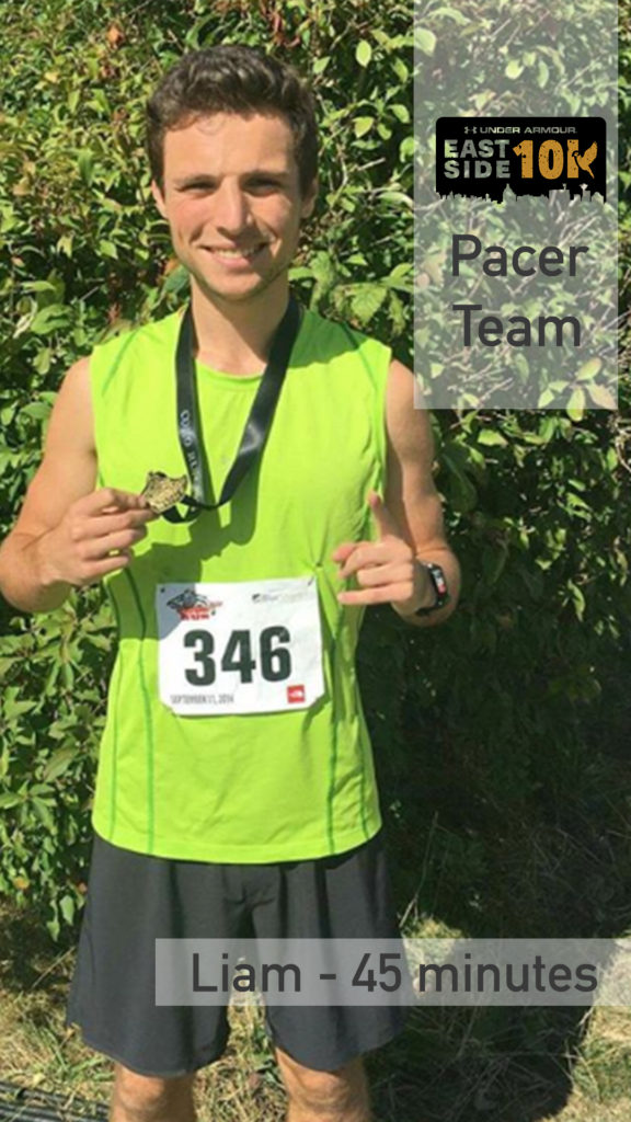Meet Your #UAeastside10K Pacer Team! - Canada Running Series
