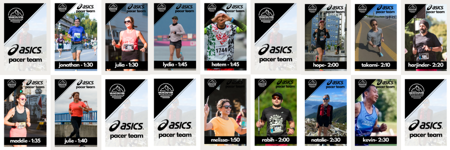 Meet Your ASICS Pacer Team! - Canada Running Series